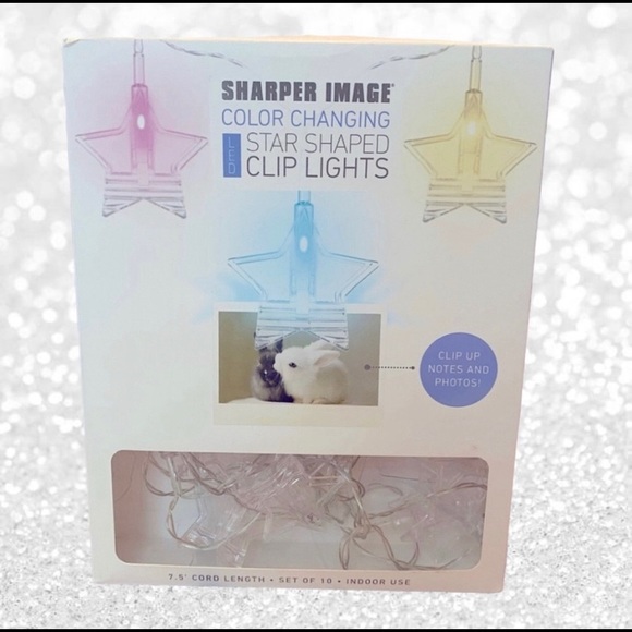 Sharper Image | Accents | Sharper Image Led Color Changing Star Clip ...